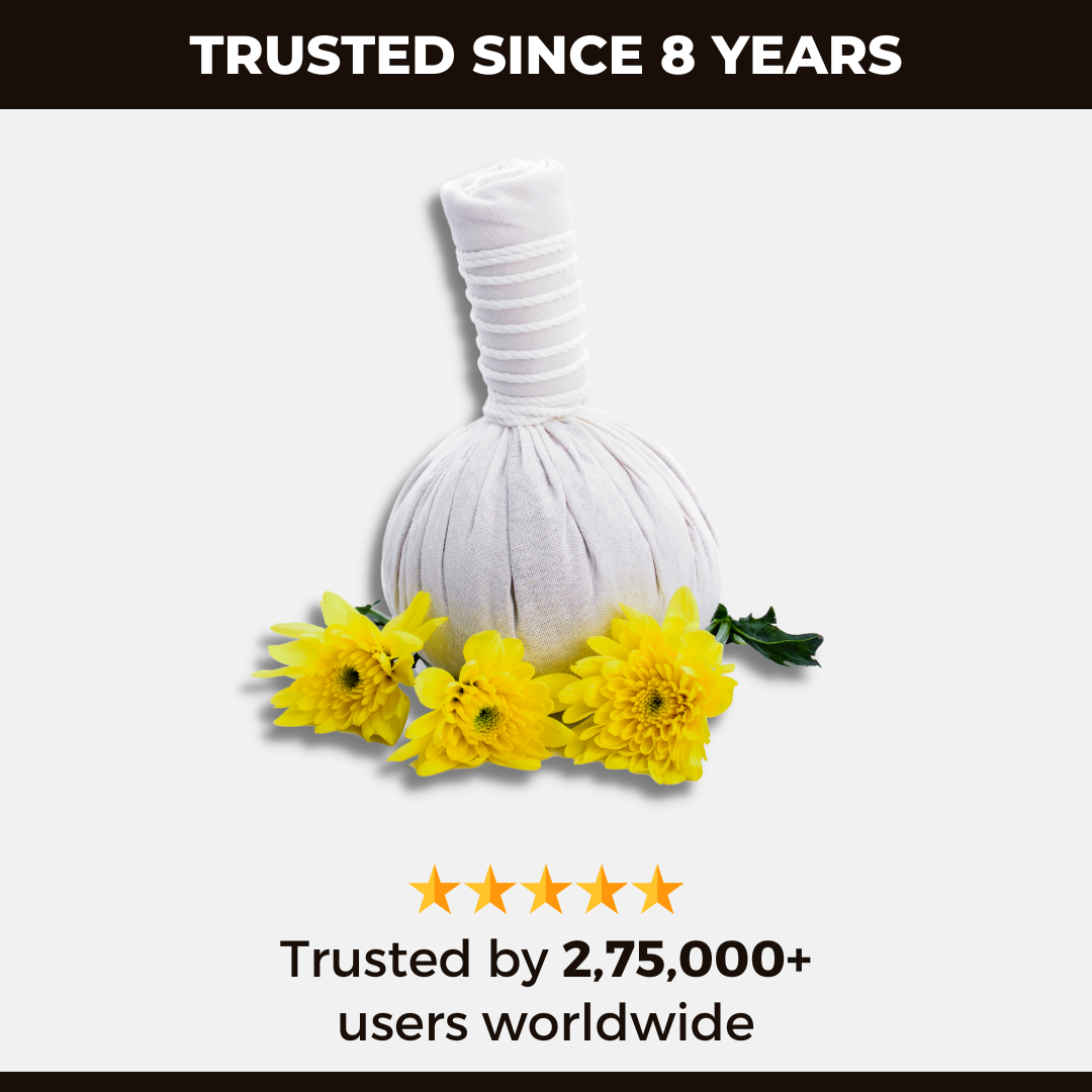 Asthijeewa Ayurvedic Massage Ball for Quick & Long Lasting Relief from